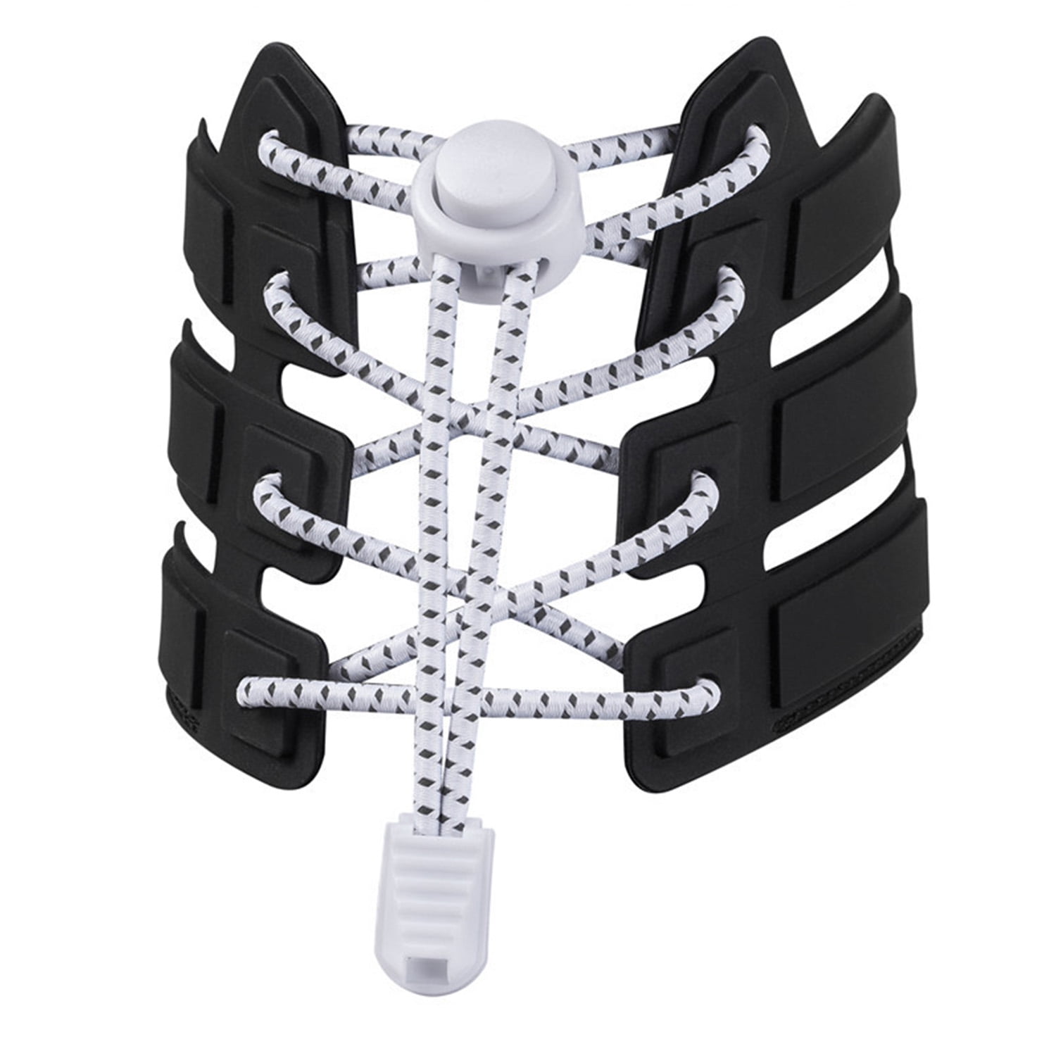 No Tie Shoelaces for Sneakers Adjustable Tieless Rubber Elastic Shoe ...