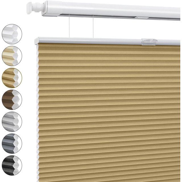 No Tools No Drill Shades for Indoor Window Light Filtering Top Down ...