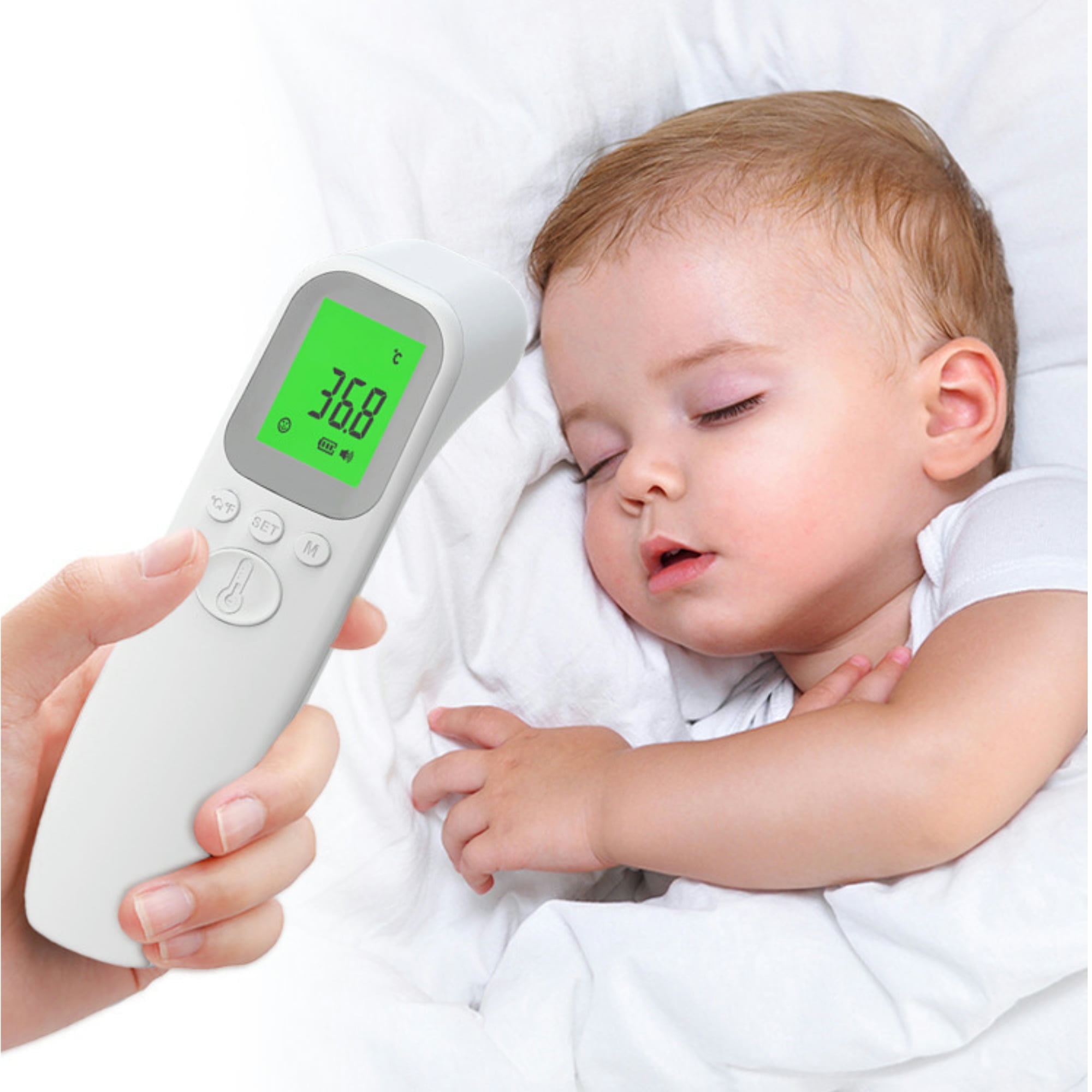 No-Touch Forehead Thermometer for Adults,Infrared Digital Thermometer for Kids,Touchless ...
