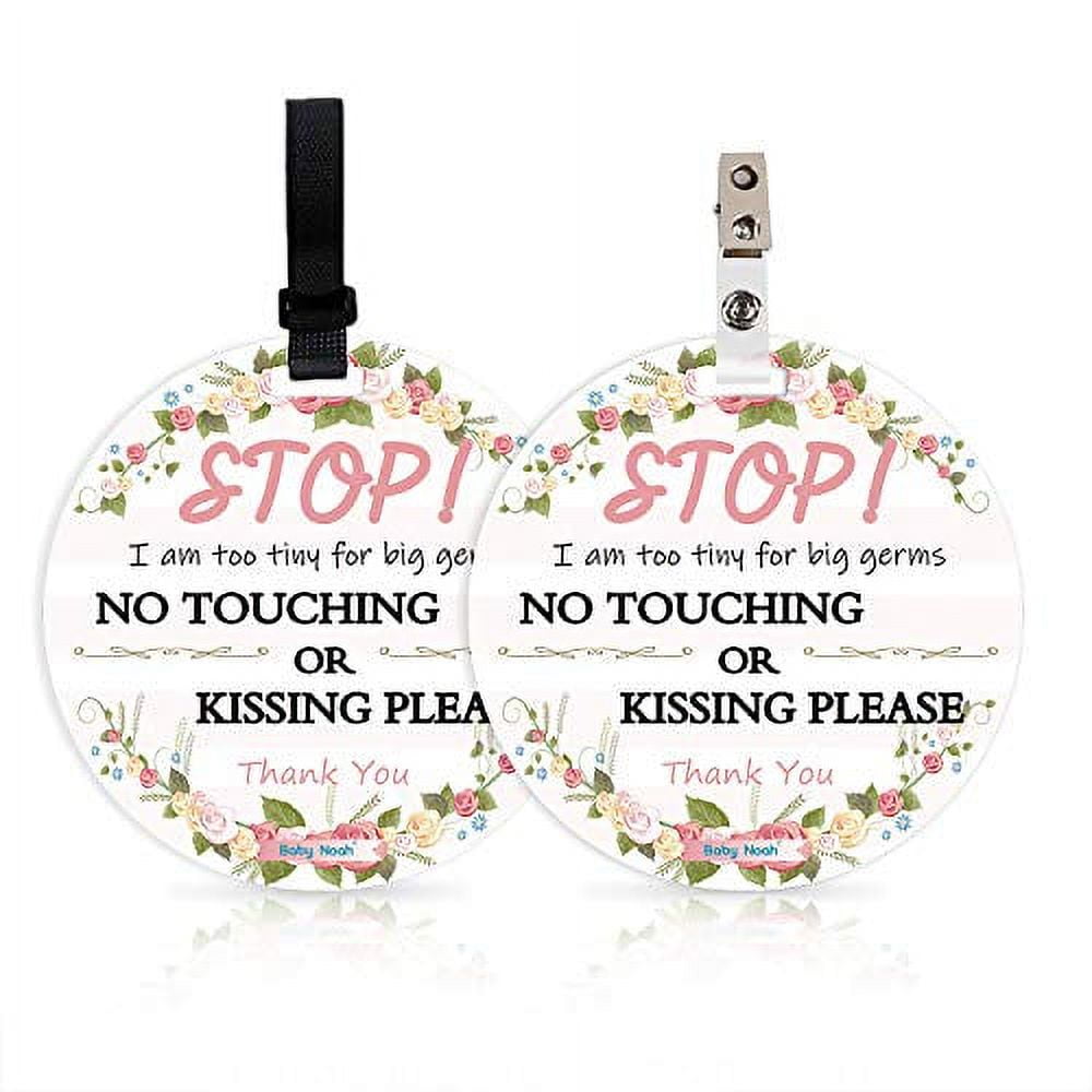 No Touching Newborn Baby Car Set Sign or Stroller Tag, Do Not Touch ...
