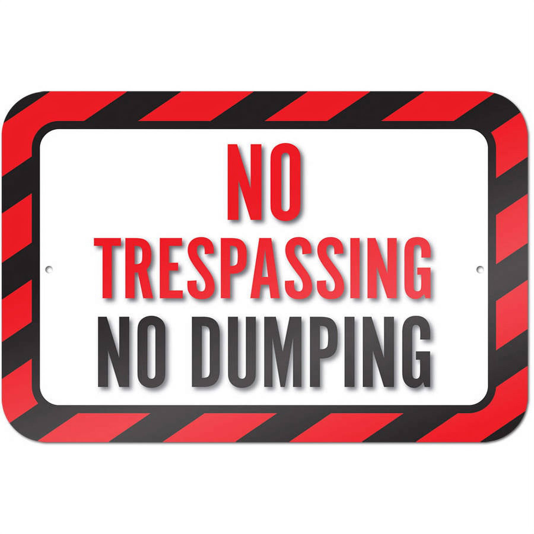 No Trespassing No Dumping Sign - Walmart.com
