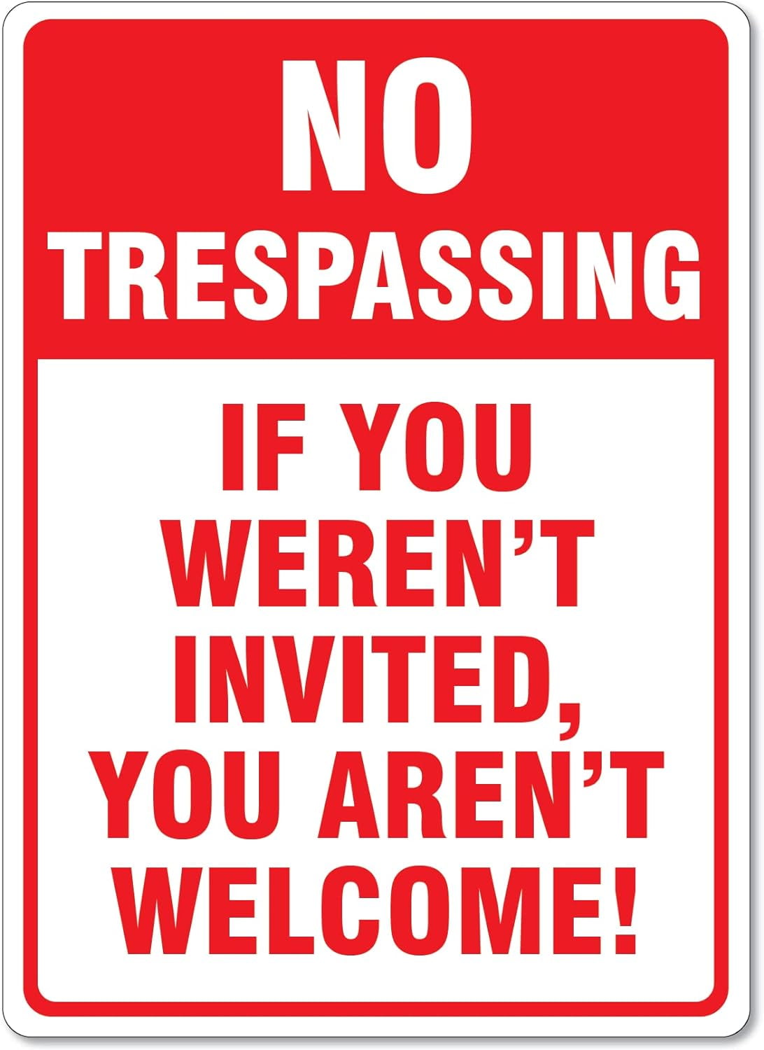 No Trespassing Sign Notice Signs Private Property Signs Metal Tin Sign ...