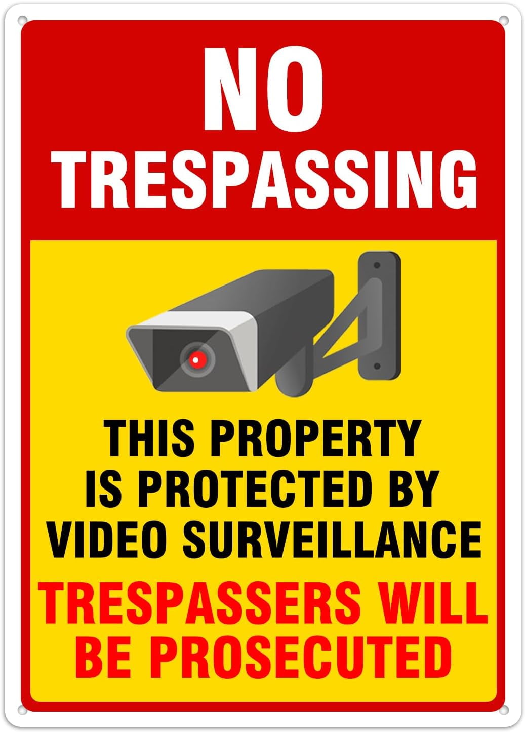 No Tresspassing Sign - Trespassers Will Be Prosecuted Signs, Private ...