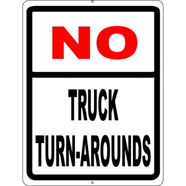 No Right Turn Sign w/ Symbol - Walmart.com