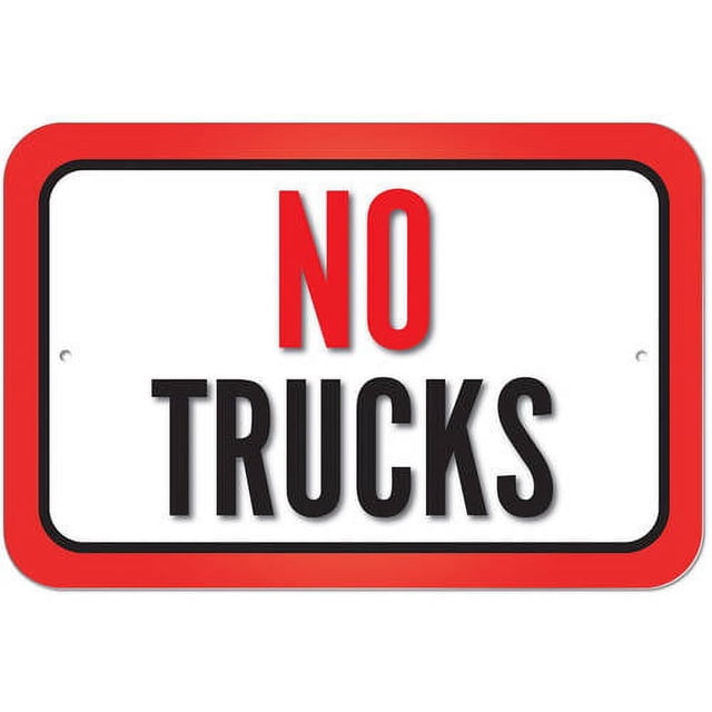 No Trucks Sign - Walmart.com