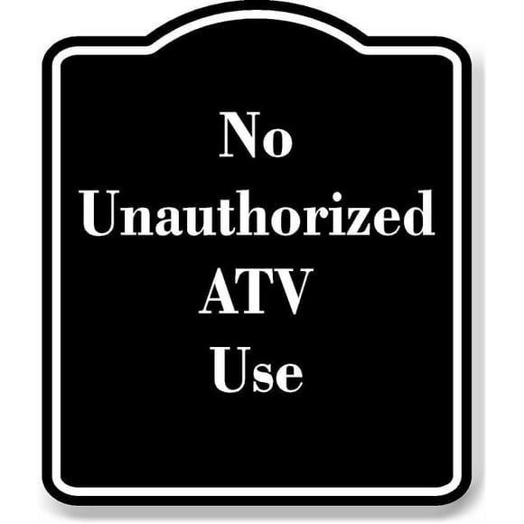 No Atv Sign