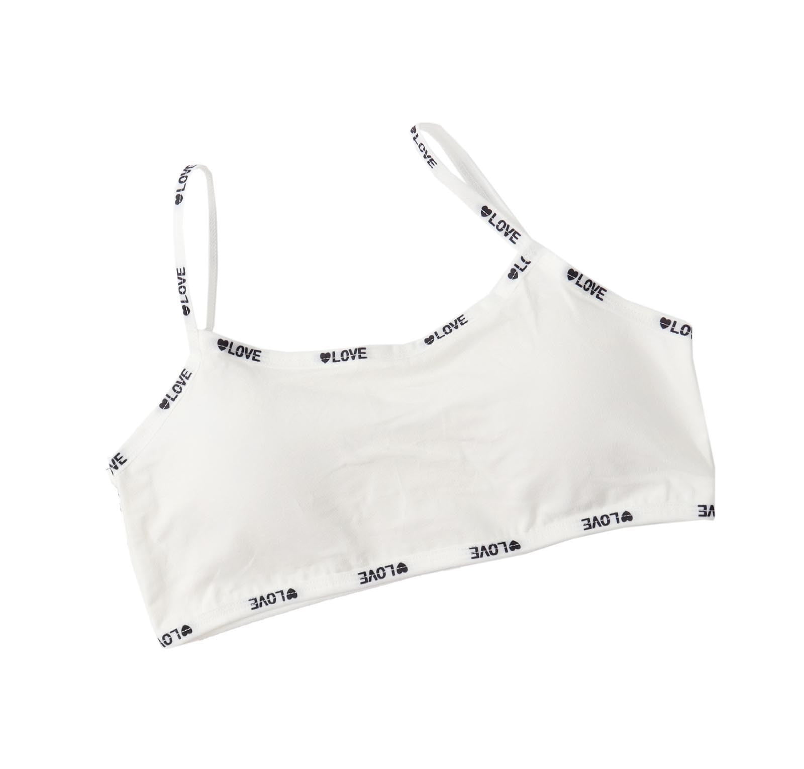 No Underwire Wireless Bra New Girl Solid Color Soft Comfortable ...