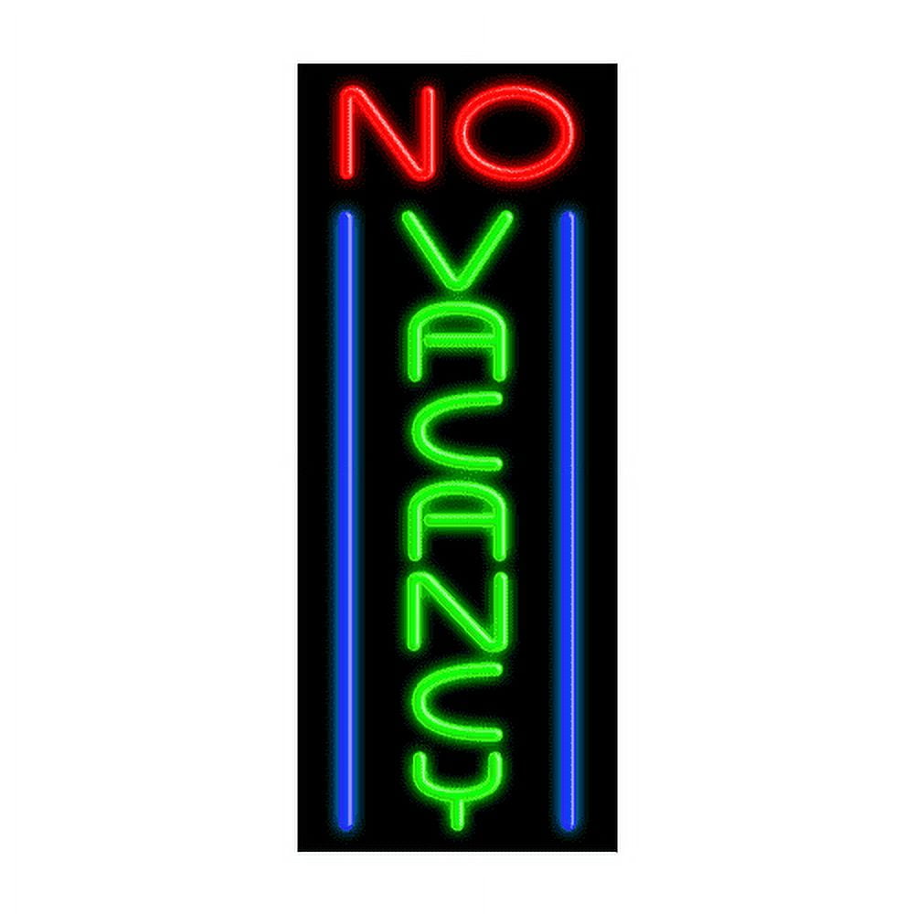 No Vacancy-Glass Neon Sign Made in USA - Walmart.com
