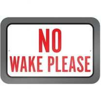 No Wake Zone Sign - Walmart.com