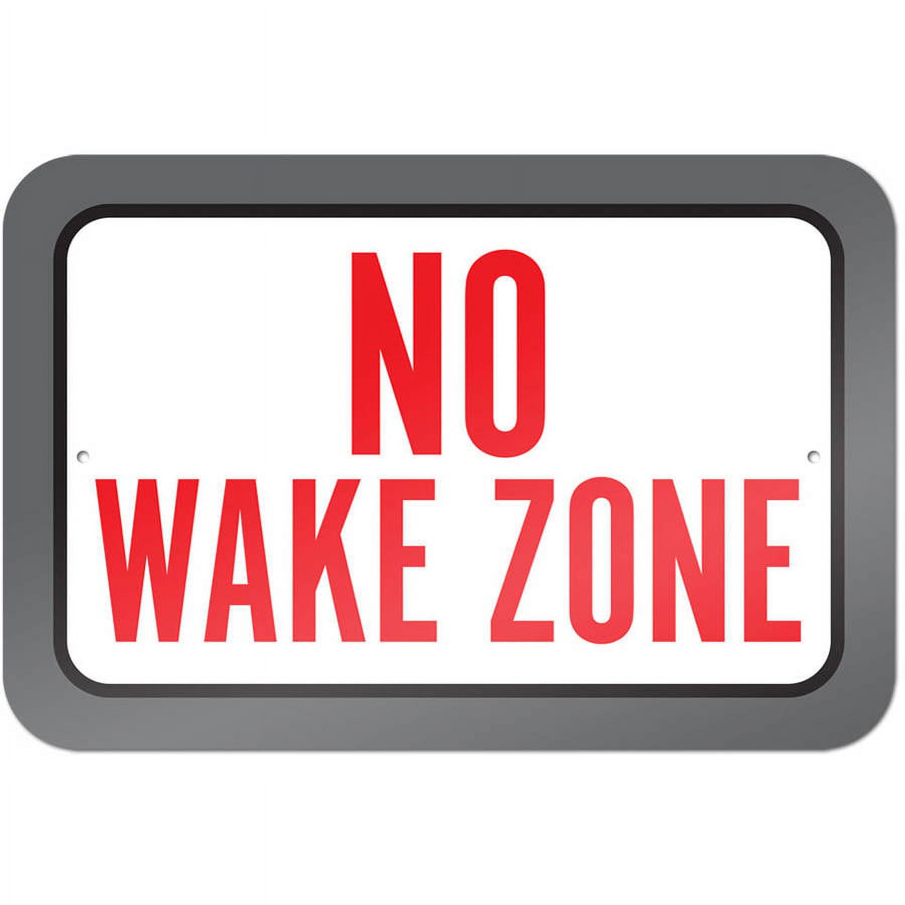 No Wake Zone Sign - Walmart.com