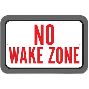 No Wake Please Sign - Walmart.com