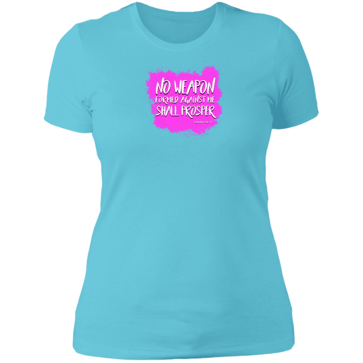 No Weapon Formed Against Me Shall Prosper Women’s The Boyfriend Tee ...