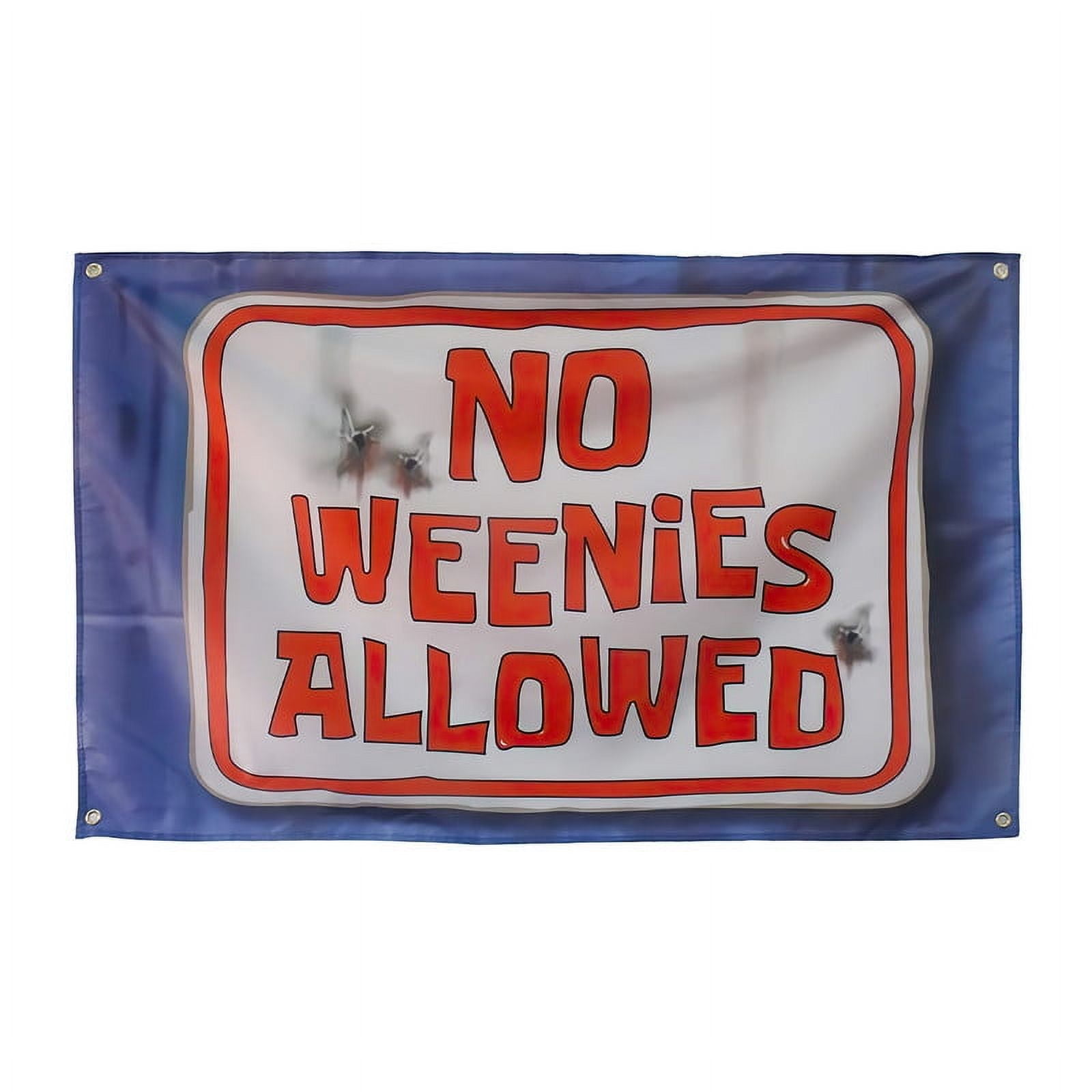 No Weenies Allowed Flag Room Guys College Dorm Wall Decoration Cool Flag 3x5 Flags for College Dorm Room Decor Parties Gift