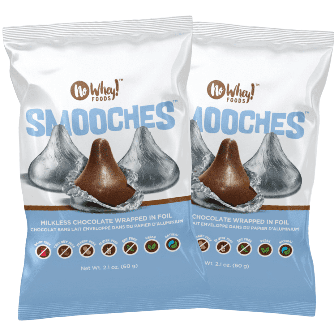 No Whey! Foods - SMOOCHES, 2 PACK | Allergy Friendly, Vegan Chocolate ...