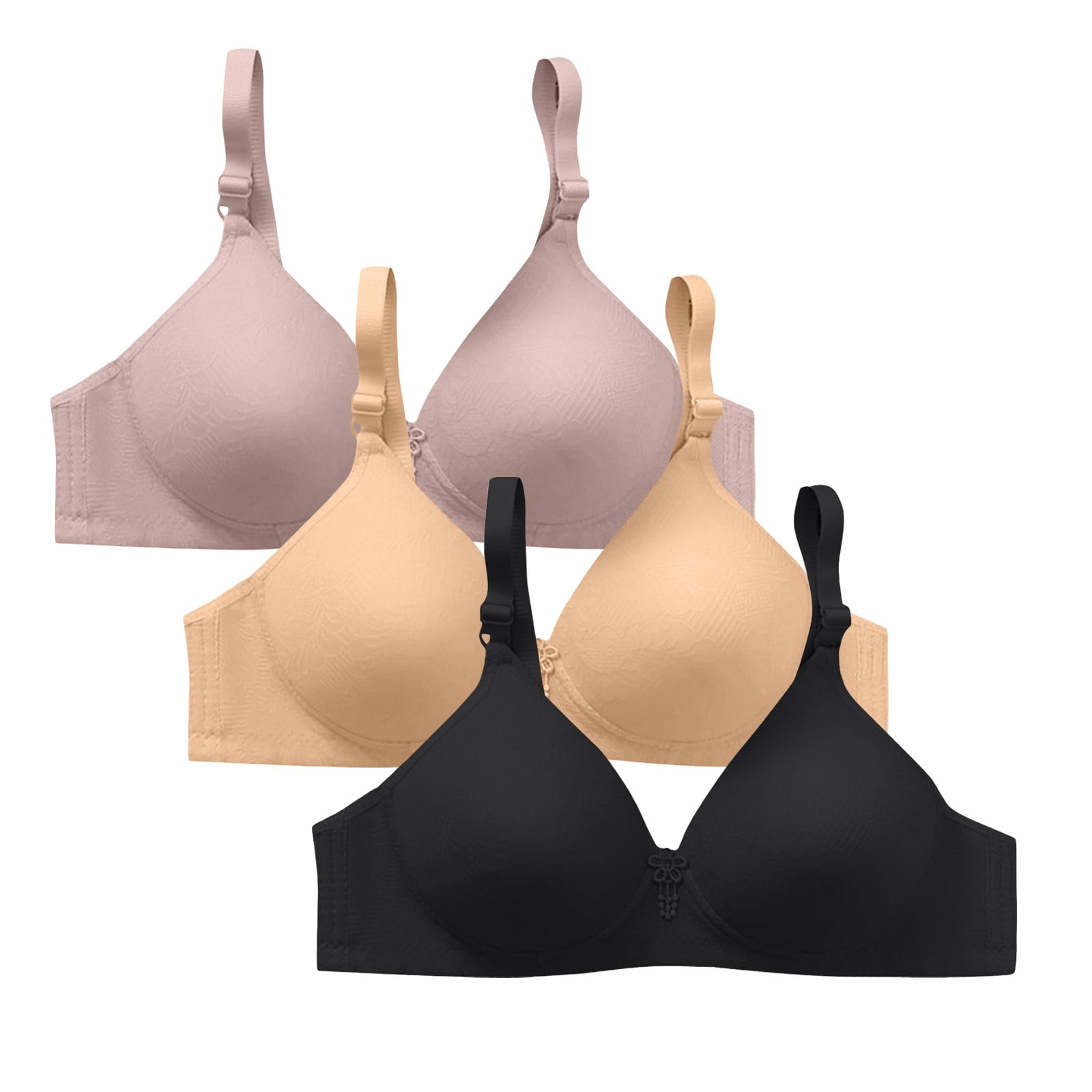 No Wire Bras for Women, Hugcore Thin Plus Size Bra without Underwire ...