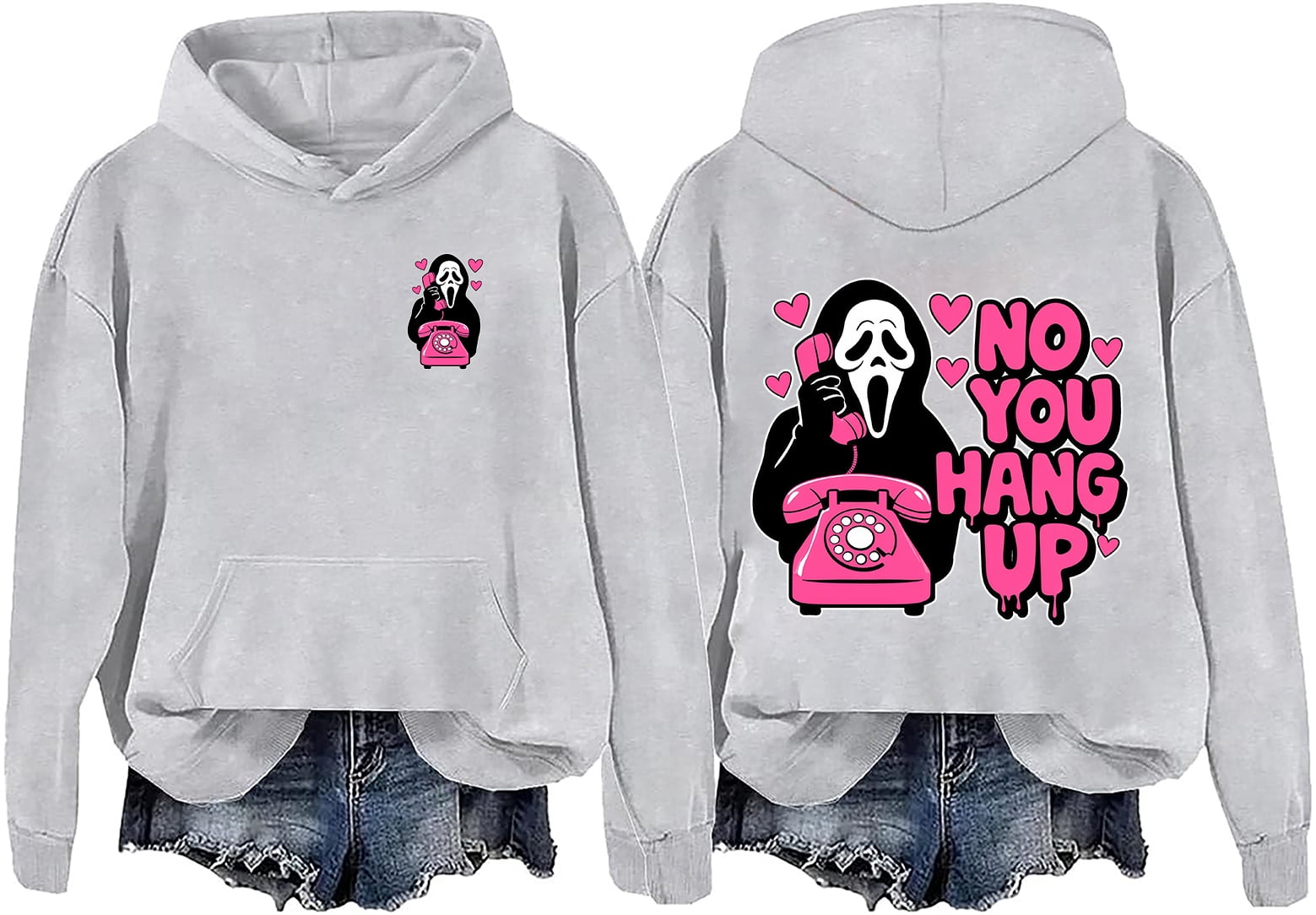 No You Hang Up Sweatshirt No You Hang Up Ghostface Hoodie Funny ...