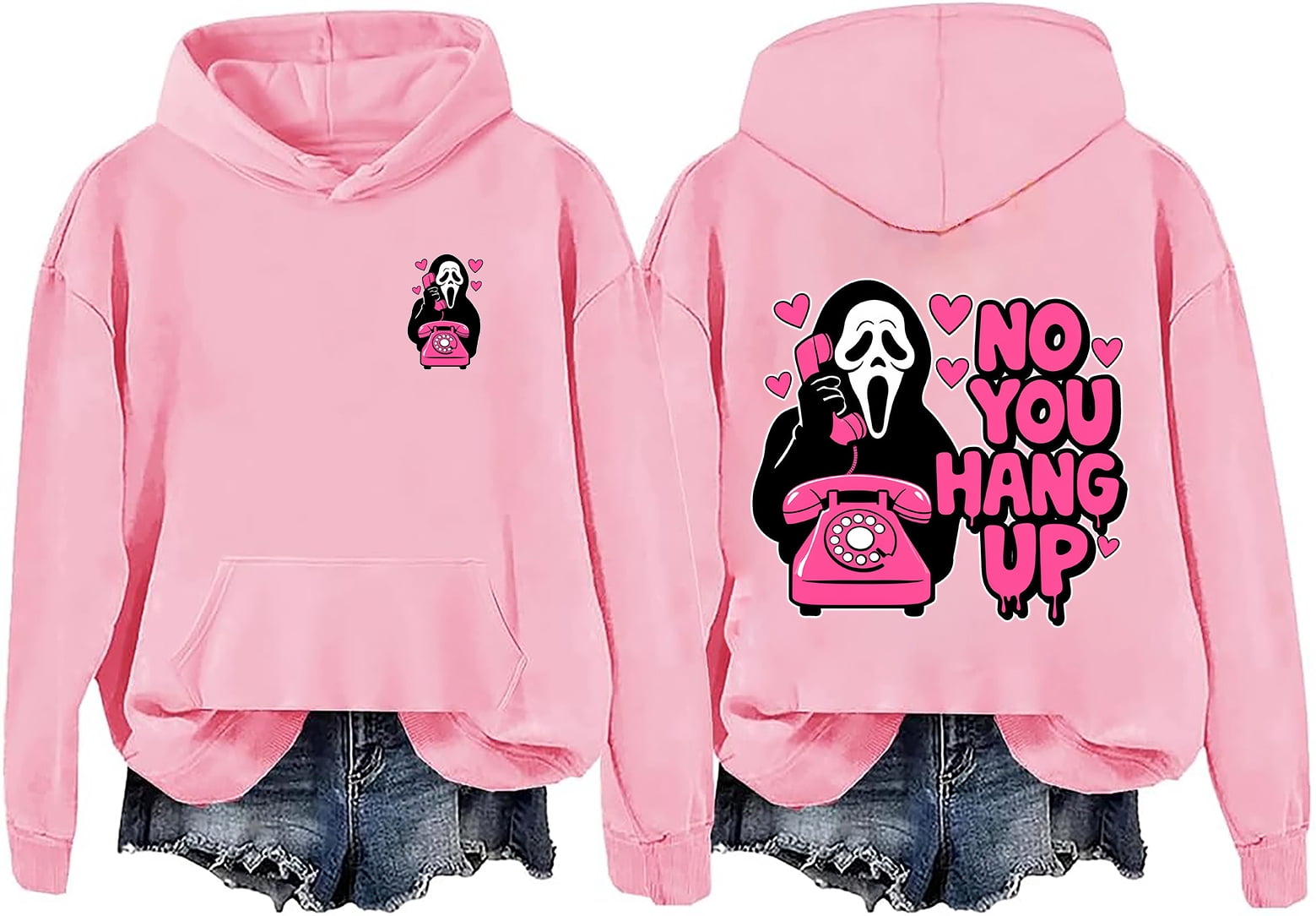 No You Hang Up Sweatshirt No You Hang Up Ghostface Hoodie Funny ...