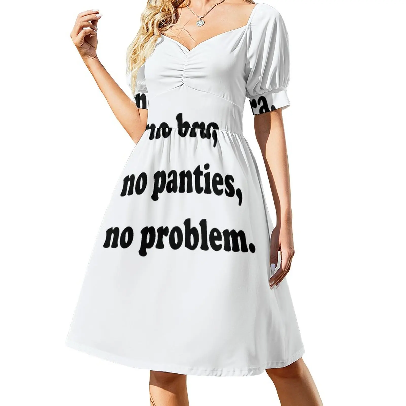 No bra no panties no problem Sleeveless Dress Summer skirt Dance ...