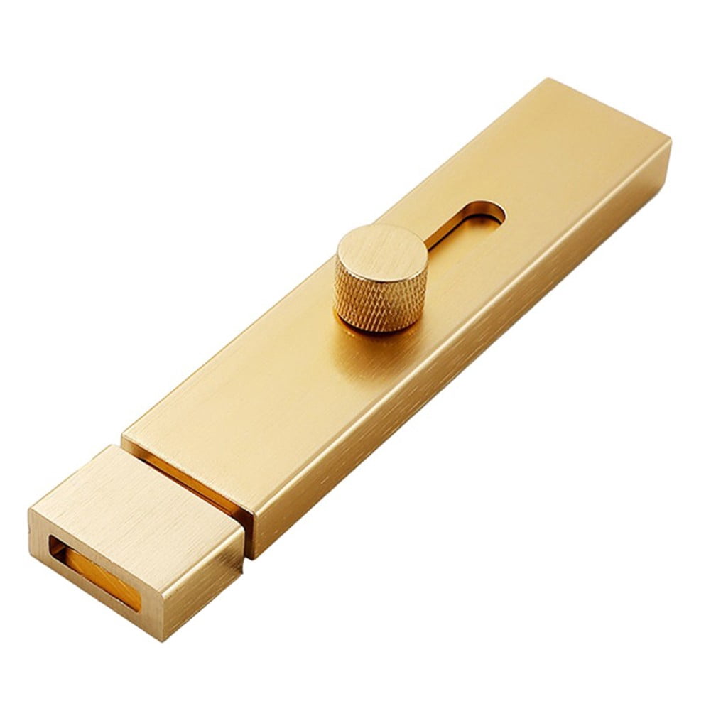 No hole punch door buckle security lock thickened room door latch anti ...