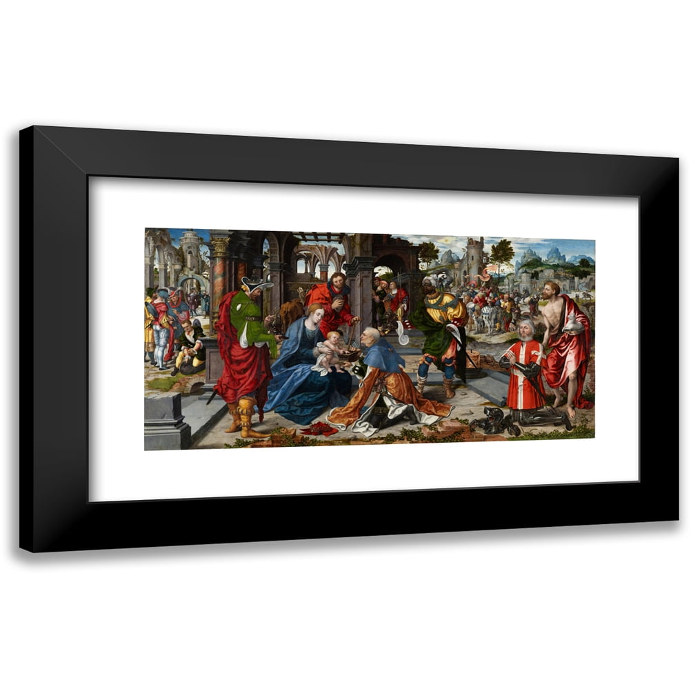Noël Bellemare 18x11 Black Modern Framed Museum Art Print Titled ...