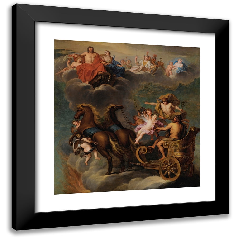 Noël Nicolas Coypel 15x16 Black Modern Framed Museum Art Print Titled ...