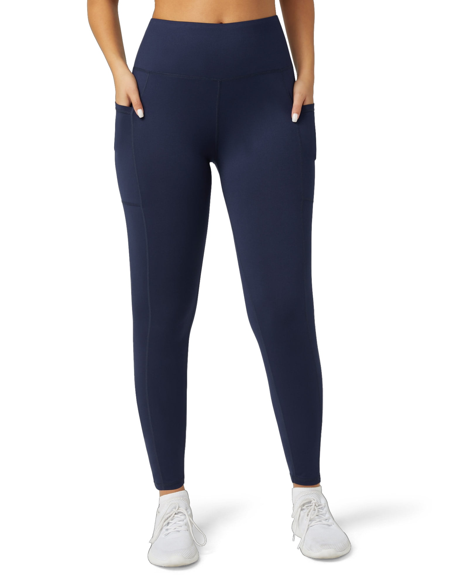 No nonsense Women's Every Day Pocket Legging, Navy, Small - Walmart.com