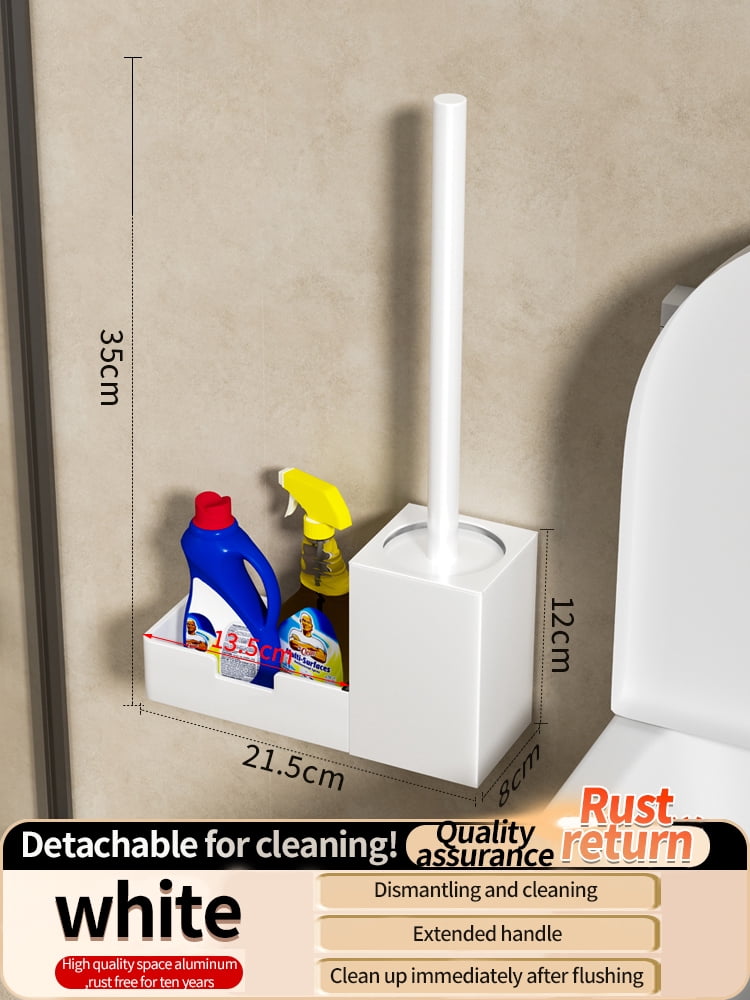No punch Bathroom Toilet Shelf/Bathroom Wall Hanging Toilet Shelf ...