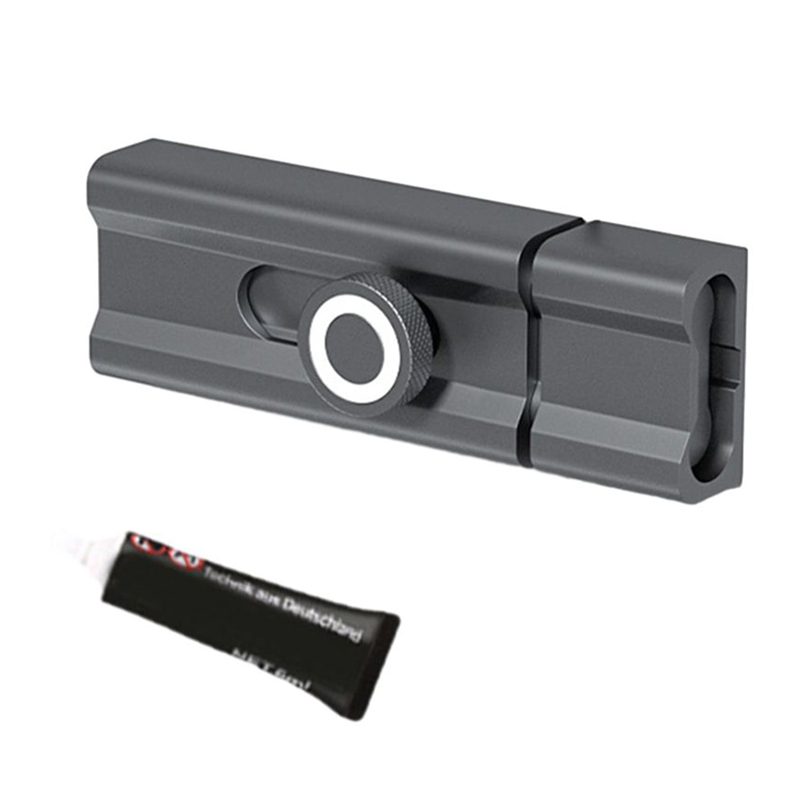 No-Punch Latch Lock Adhesive Latch Surface-Mounted Door Latch - Walmart.com