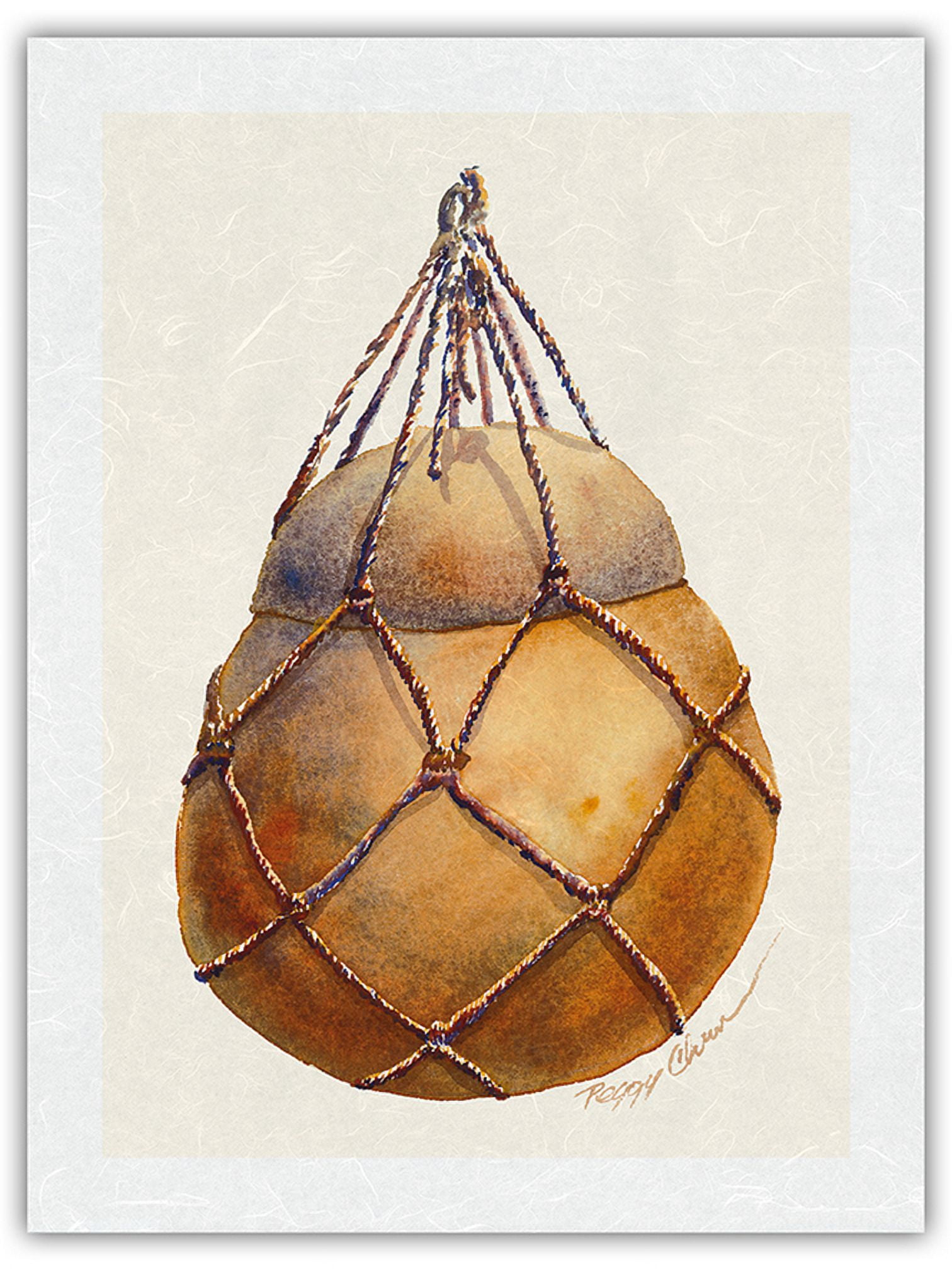 No'u No'u - Hawaiian Tied Gourd Container (Ipu Hawele) - From an ...