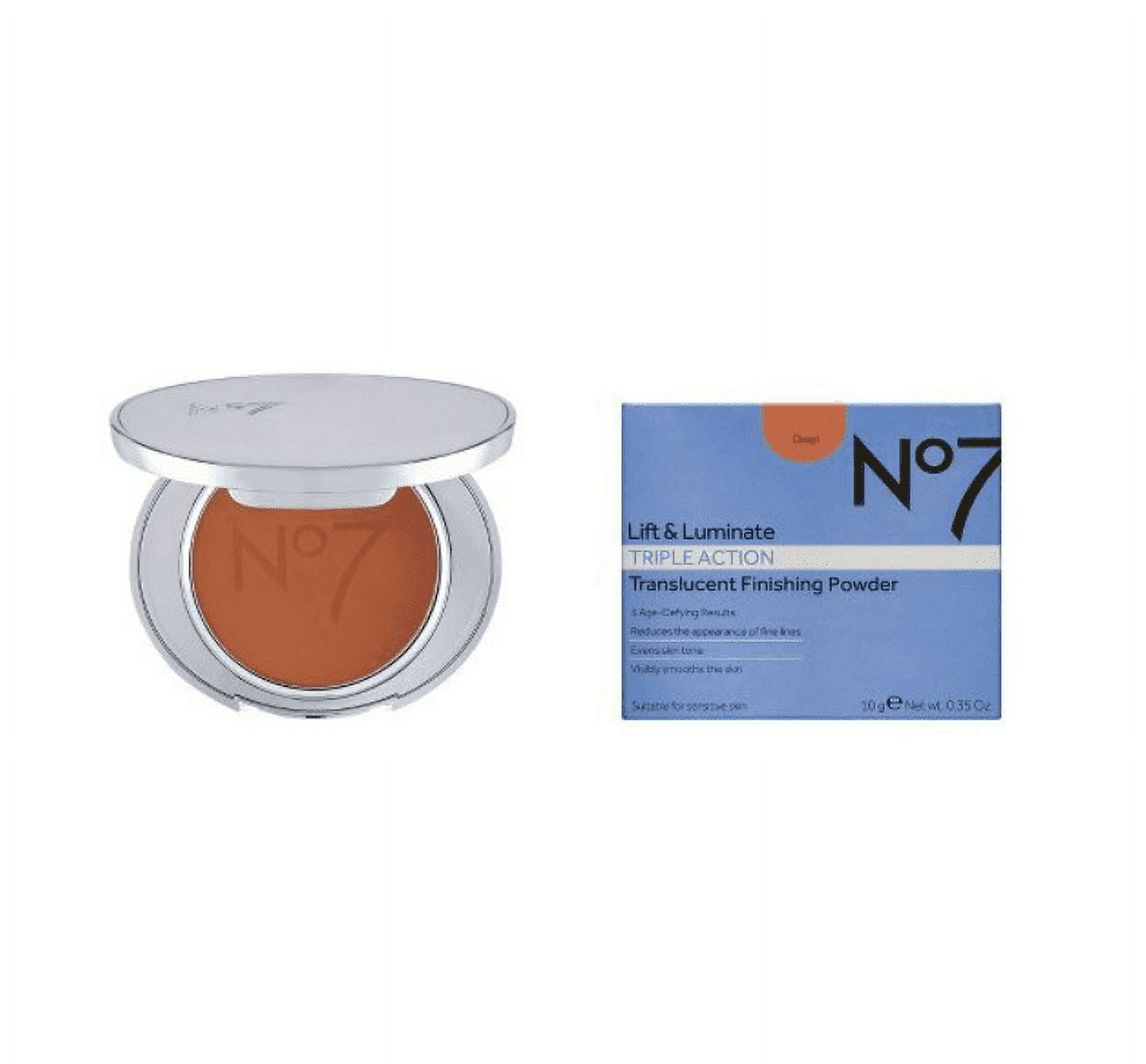 No7 Lift & Luminate Triple Action Translucent Finishing Powder - .35oz ...