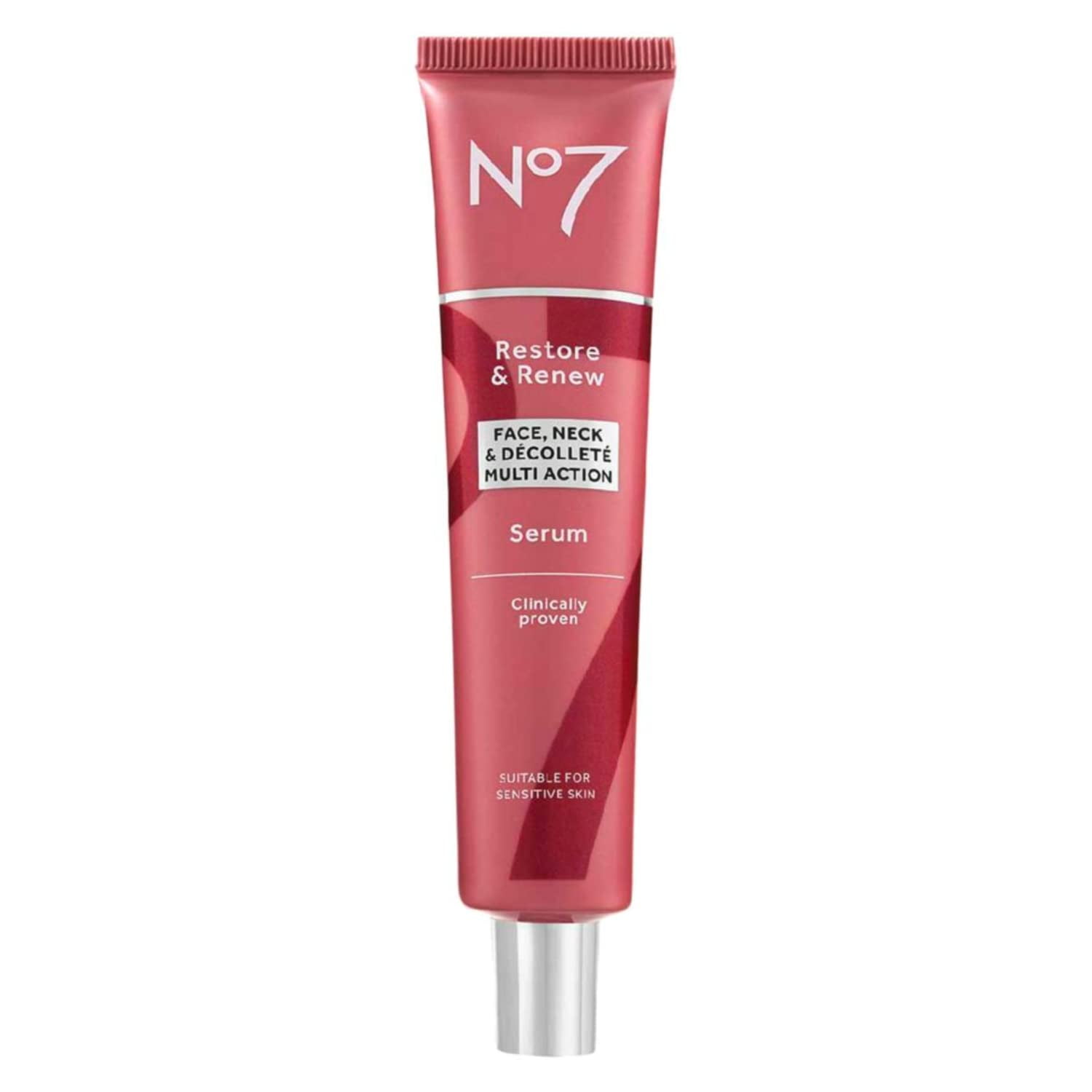 No7 Restore & Renew Multi-Action Face & Neck Serum - Anti Aging Serum ...
