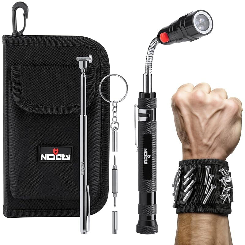 NoCry Telescoping Magnetic Pickup Tool with 25lb Pull Force — Magnet ...
