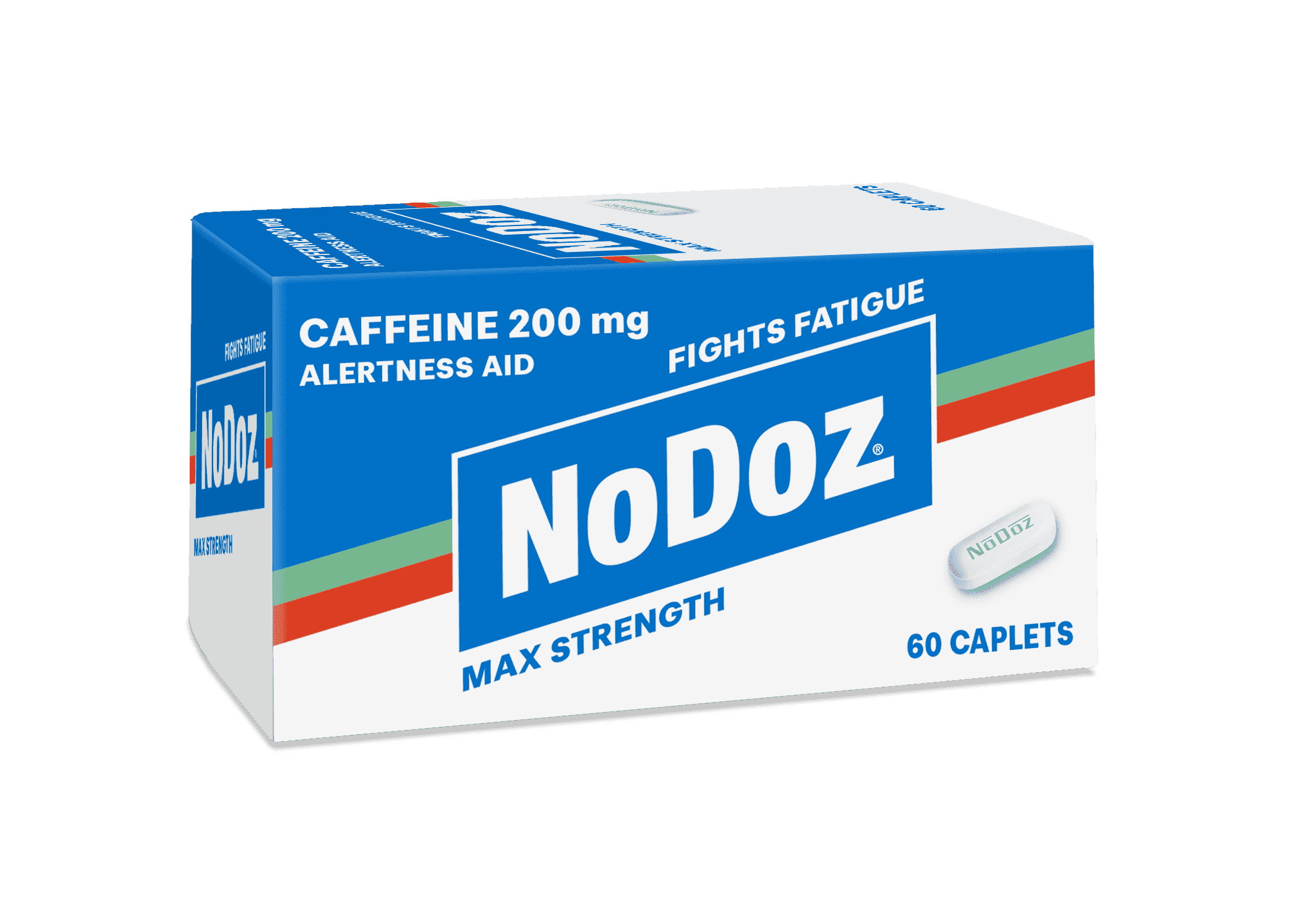 NoDoz 200mg Maximum Strength Caffeine Pills for Energy, Stay Awake, OTC ...