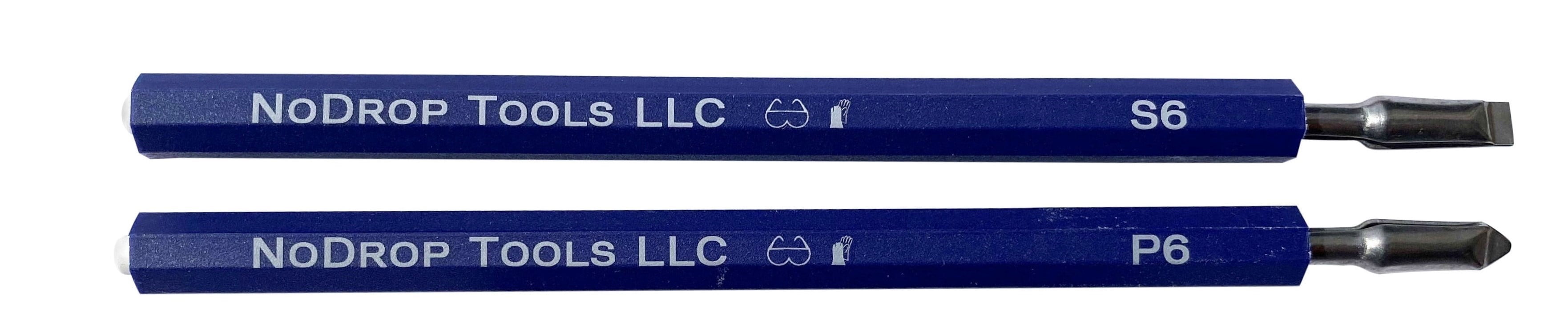 NoDrop Tools LLC 6 inch Screw Holding Screwdriver Set (6" Nylon Slotted ...