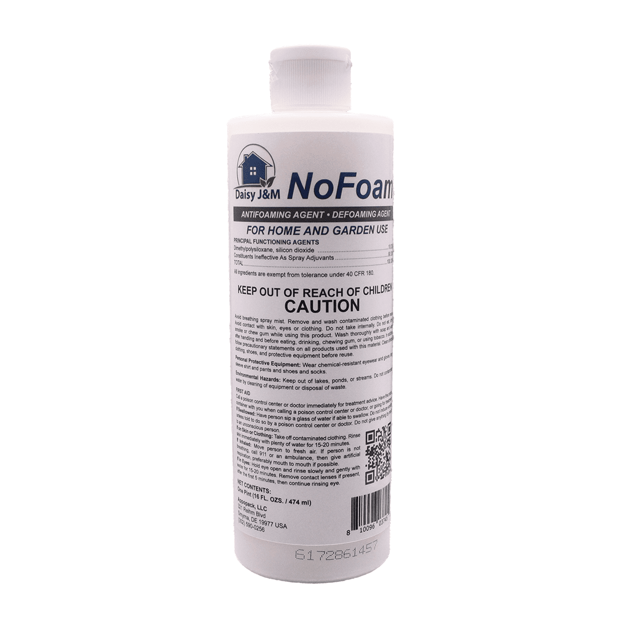 NoFoam Anti-Foam/De-Foamer - 16 fl oz Bottle by Daisy J&M - Walmart.com