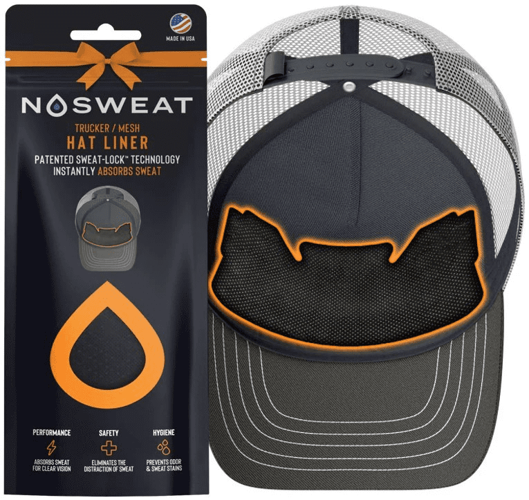Trucker Hat Sweat Liners - Golf Gifts For Dad - Mehs Hat Liners w/ Bow ...