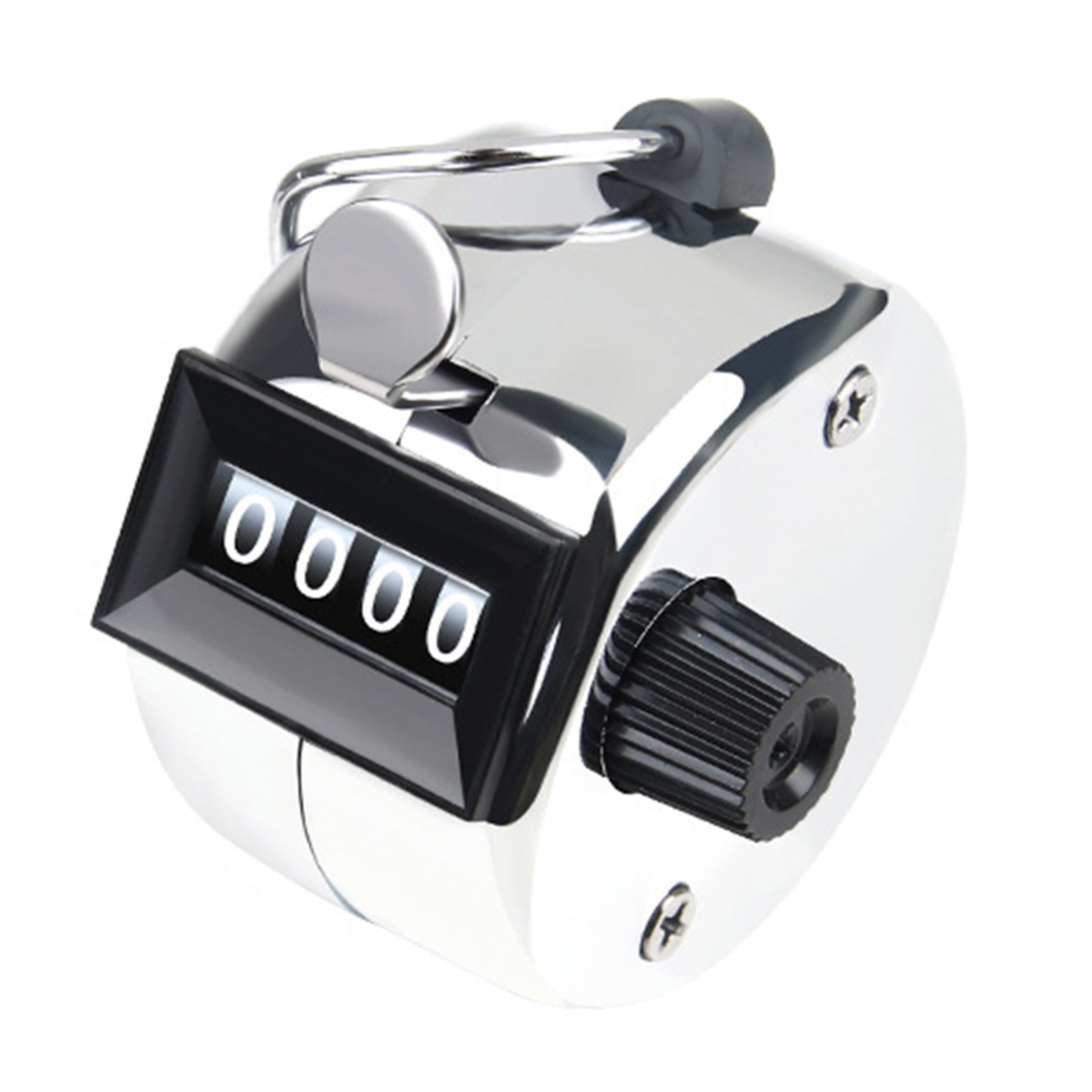 NoZero Clicker Counter Metal Hand Tally Counter Clicker 4 Digit Mechanical Click Counter For ...