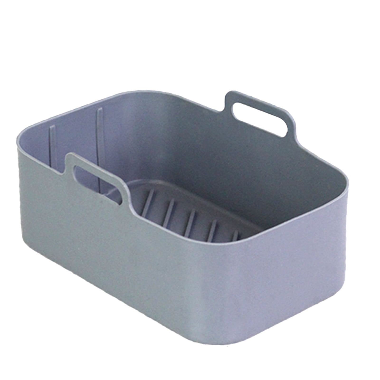 NoZero Rectangular Silicone Air Fryer Basket Lined With Rectangular ...