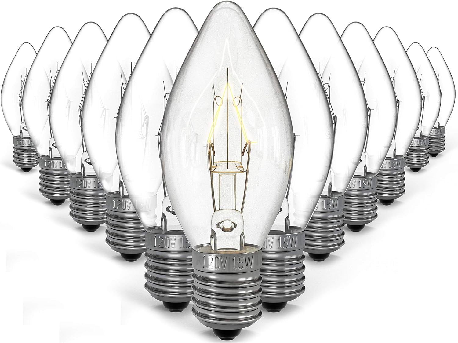 Noa Store 15 Count Night Light Bulbs -E12 Socket with Candelabra Base ...