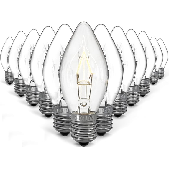 Noa Store 15 Count Night Light Bulbs -E12 Socket with Candelabra Base ...