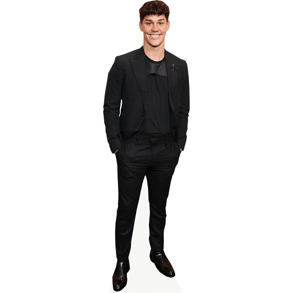 Noah Beck (Black Suit) Lifesize Cardboard Cutout Standee - Walmart.com