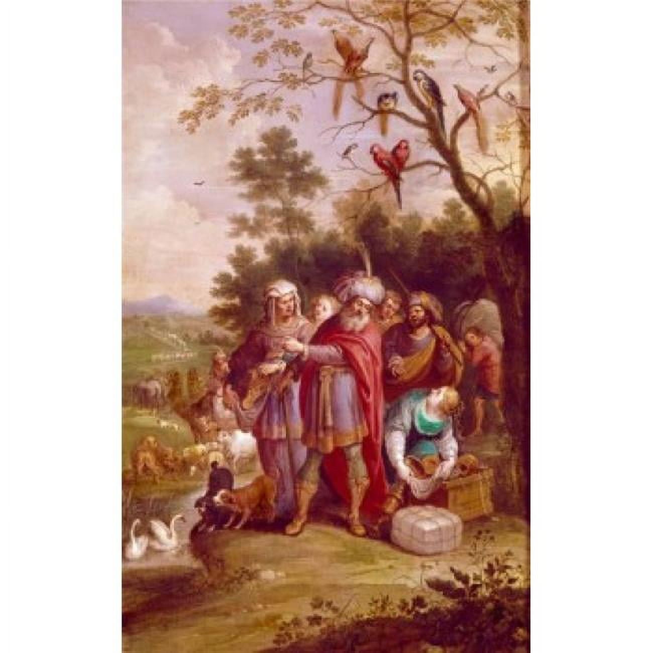 Noah & His Family Entering the Ark by Franz Francken I 1542-1616 Poster Print - 18 x 24 in ...
