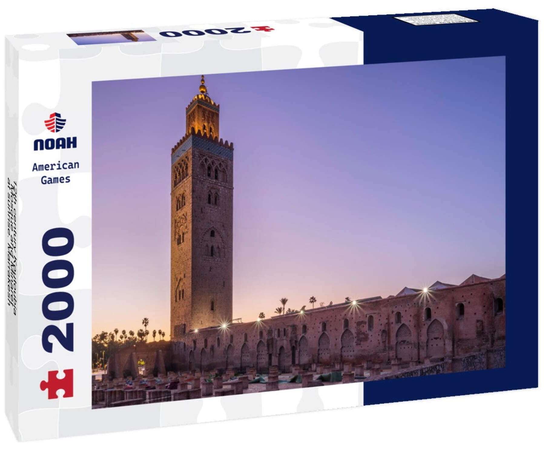 Noah Jigsaw Puzzle 12th century Koutoubia Mosque and Minaret, at ...