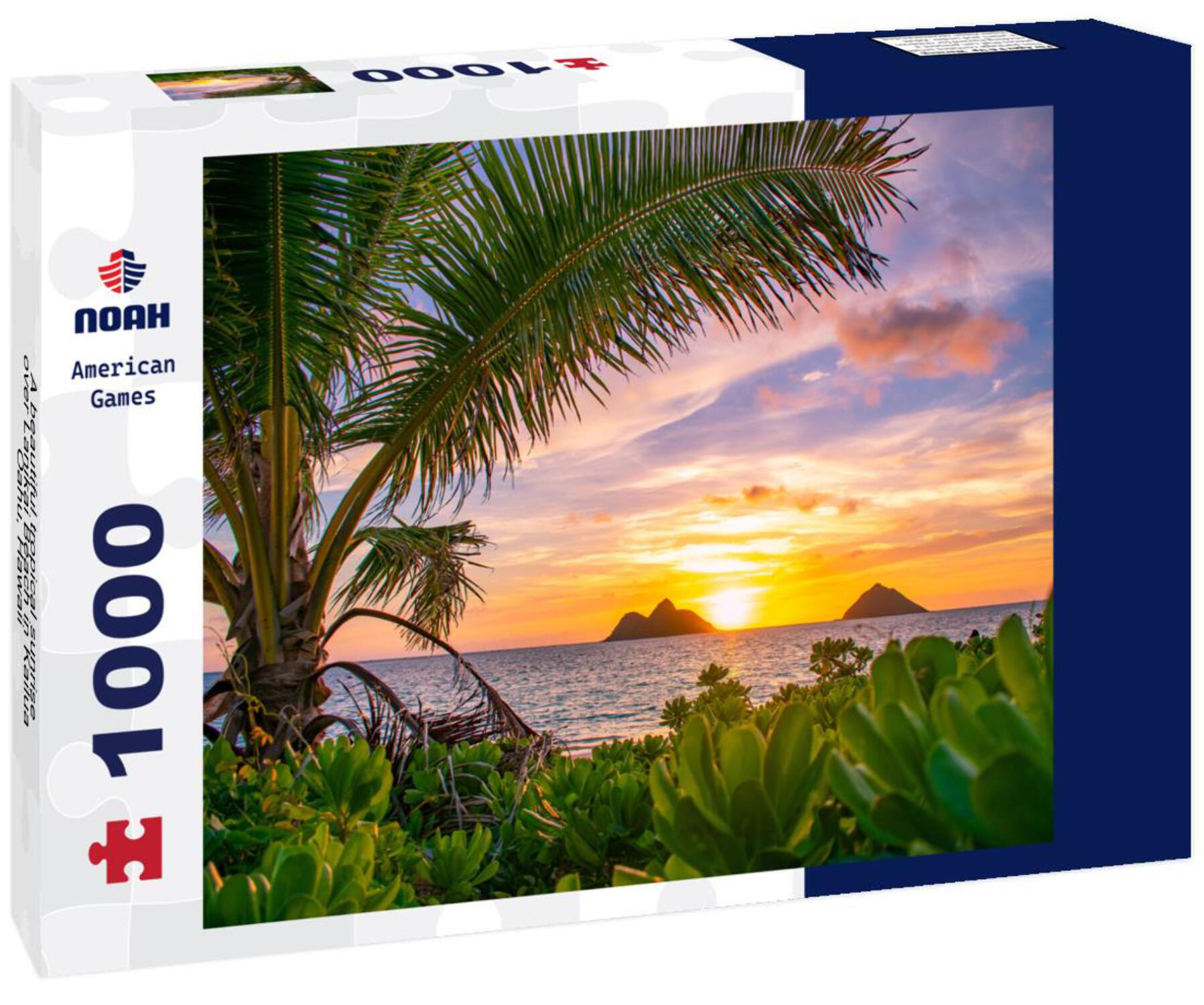 A beautiful tropical sunrise over Lanikai Beach in Kailua, Oahu, Hawaii ...