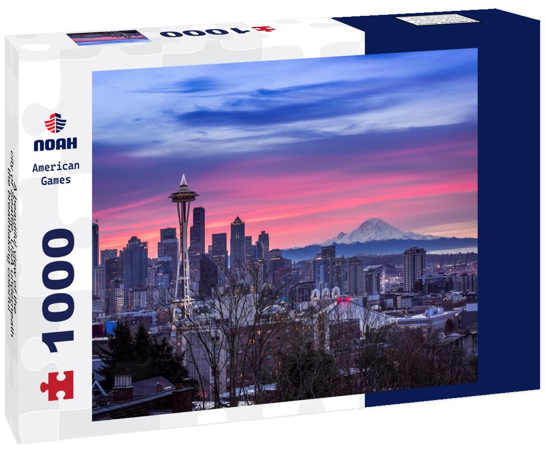 Noah Jigsaw Puzzle A beautiful view of the city of Seattle, USA ...
