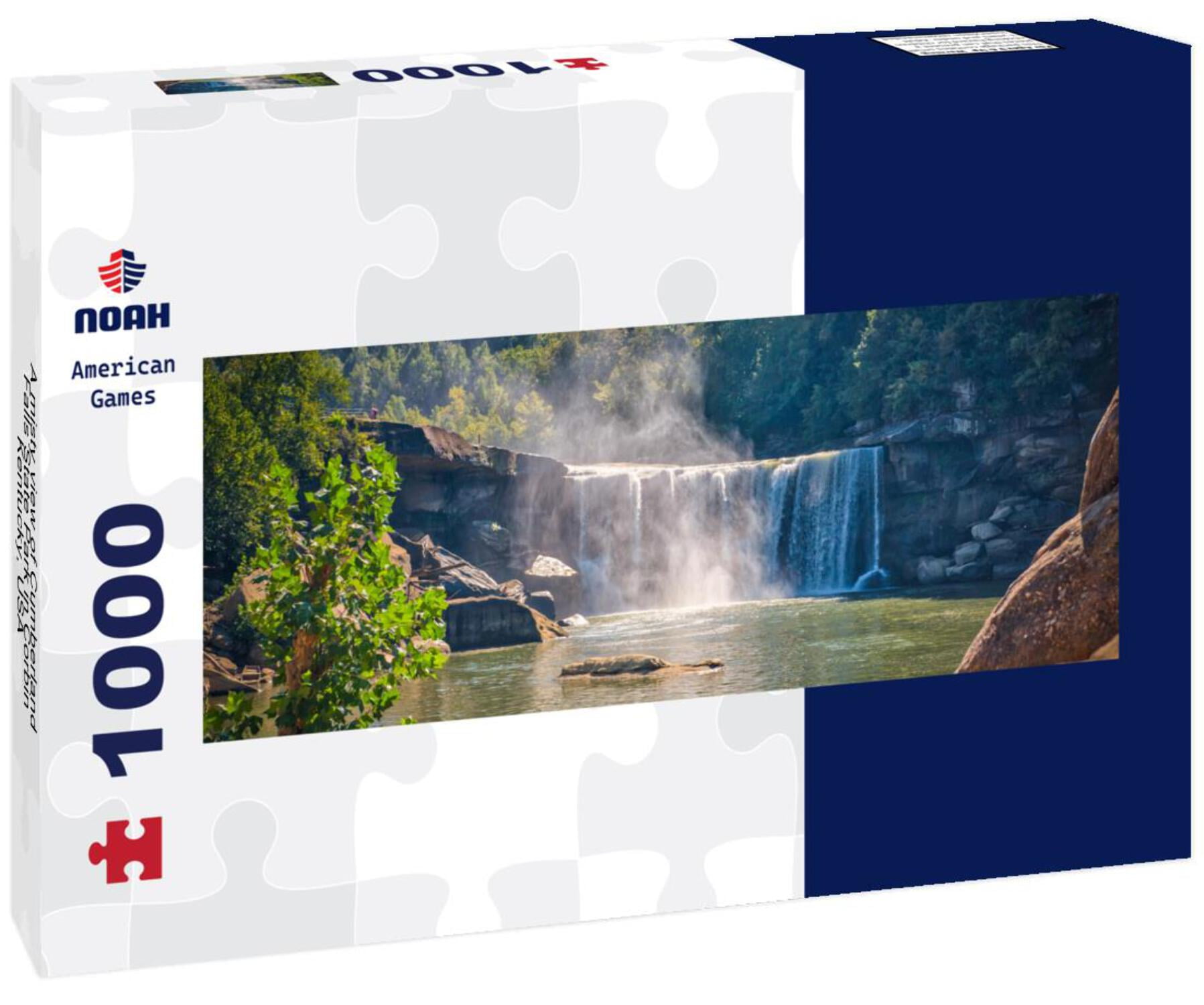 Noah Jigsaw Puzzle A misty view of Cumberland Falls State Park in ...