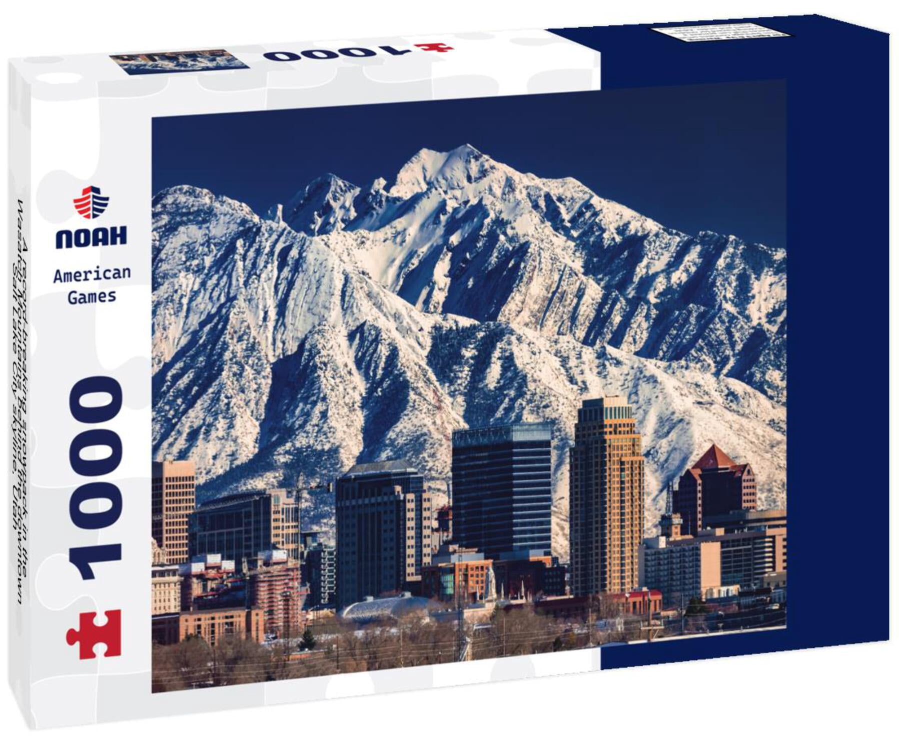 Noah Jigsaw Puzzle A record-breaking snowpack in the Wasatch Mountains ...
