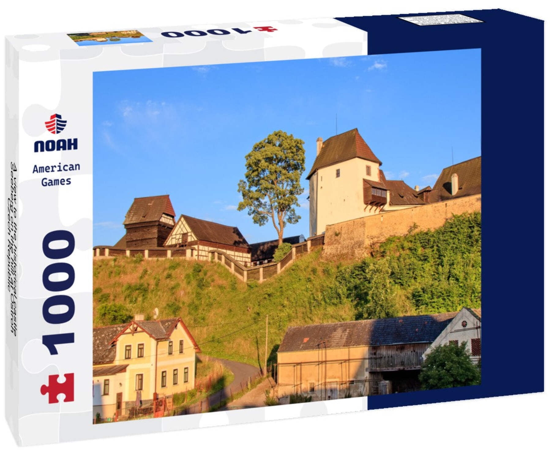 Noah Jigsaw Puzzle A view to the historical castle Seeberg on the hill ...