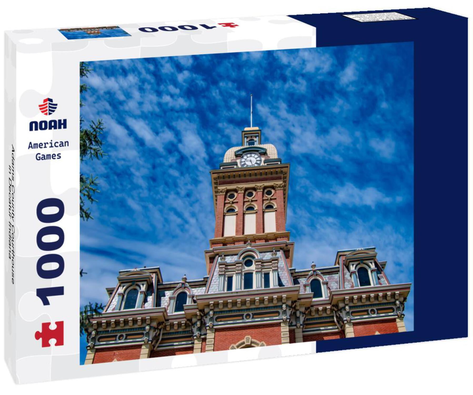 Noah Jigsaw Puzzle Adams County Courthouse in Decatur Indiana 1000 ...