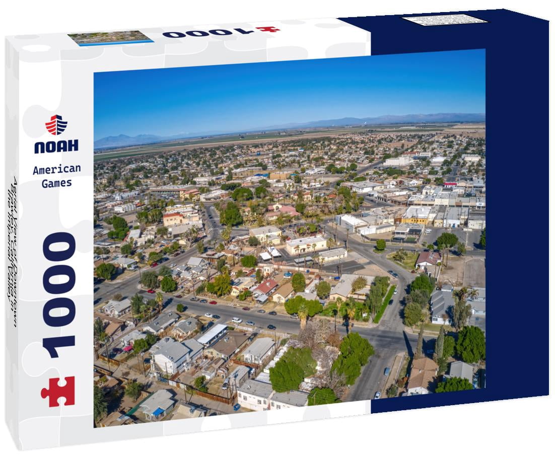 Noah Jigsaw Puzzle Aerial View of Downtown Brawley, California in the ...